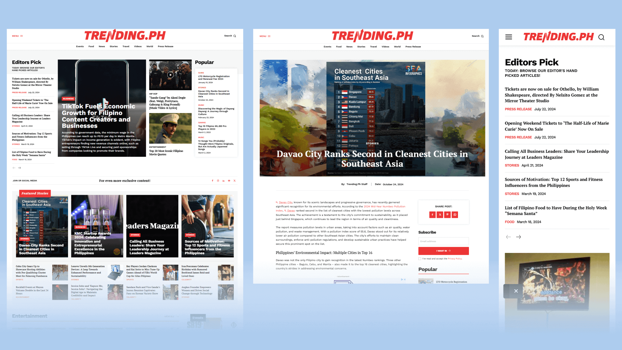 Trending.ph by Michael Vicente - Profolios